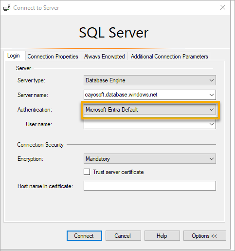 Passwordless Connection For Azure Sql In Cayosoft Guardian Cayosoft